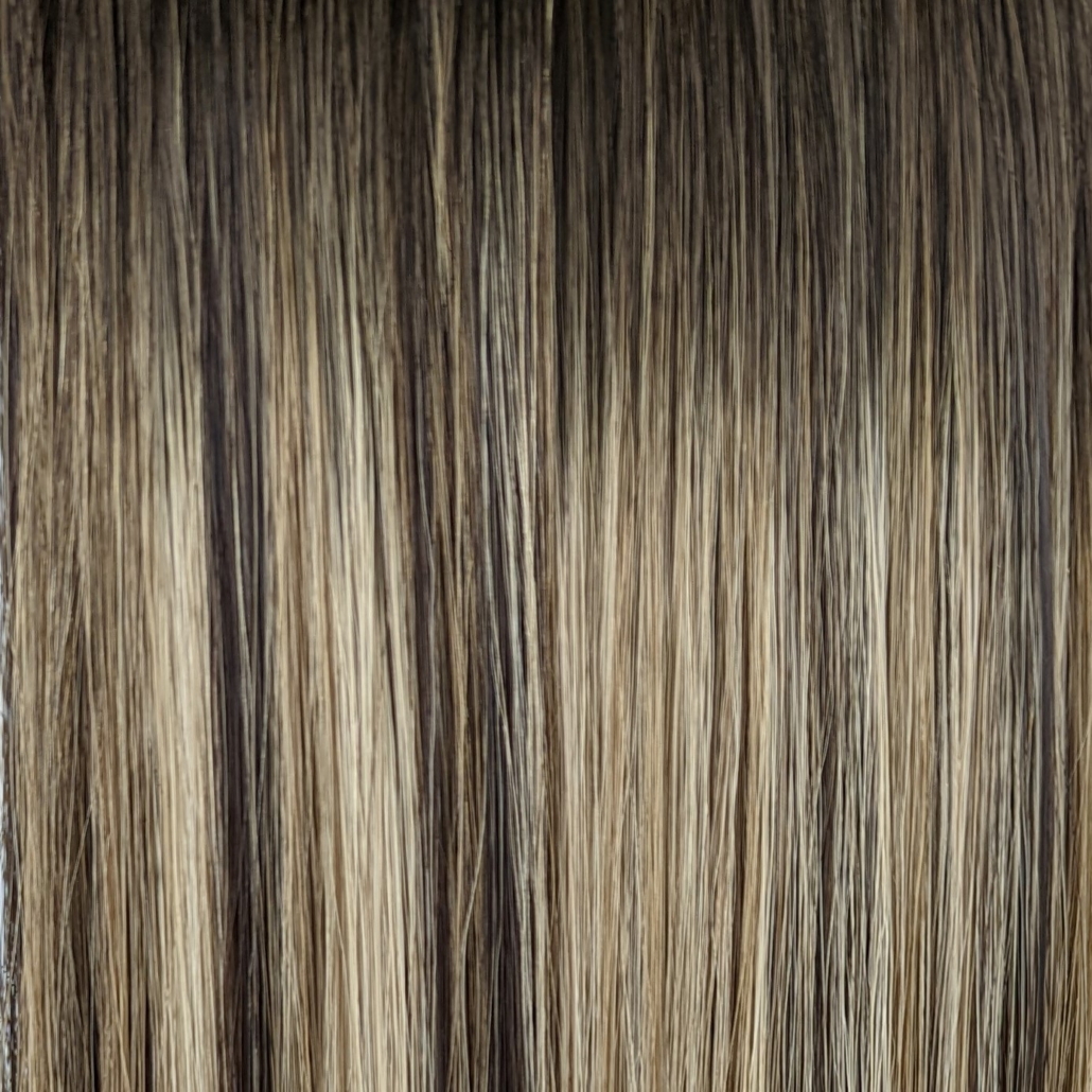 #Rooted: Bronde - Keratin Flat Tip 22" - Kesh Hair Extensions