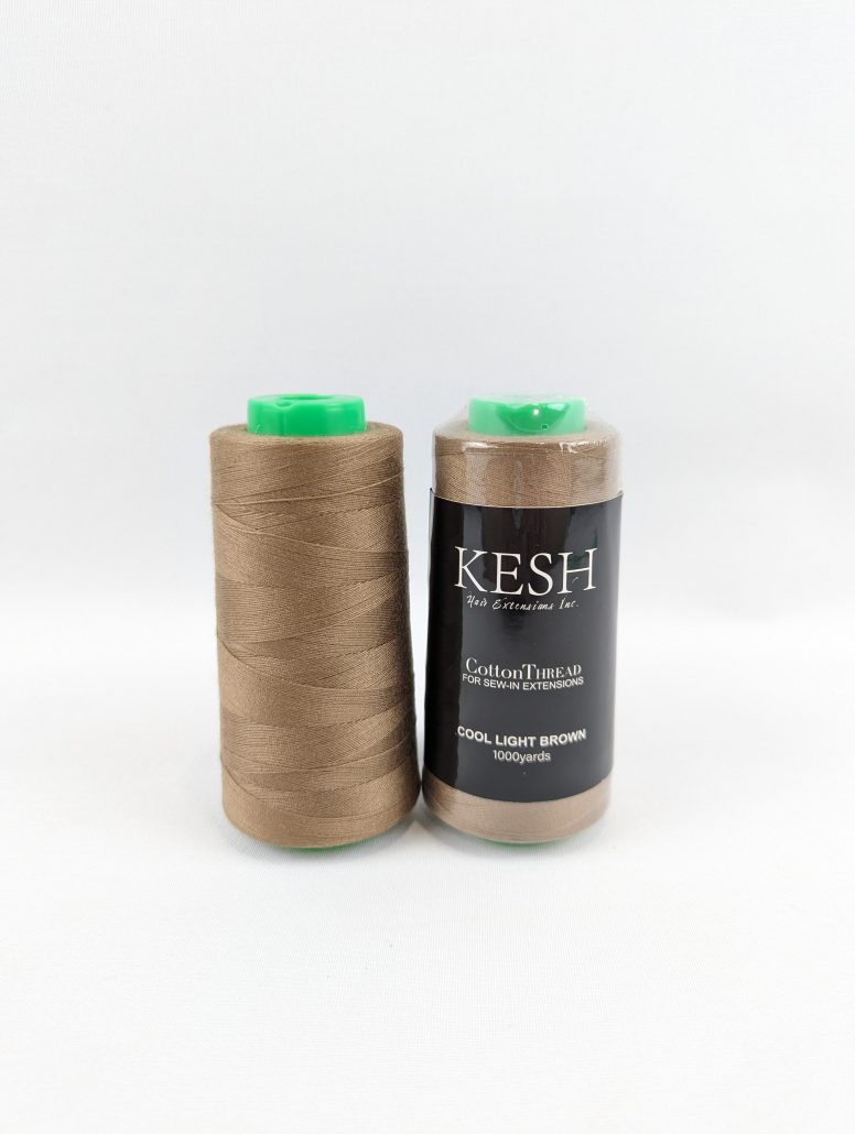 Cotton Thread- 1000 Yard Spool - Kesh Hair Extensions