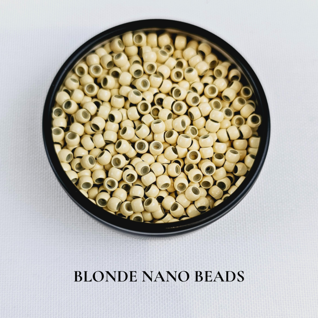 200 pcs. 2mm Silicone Lined Nano Beads - Kesh Hair Extensions