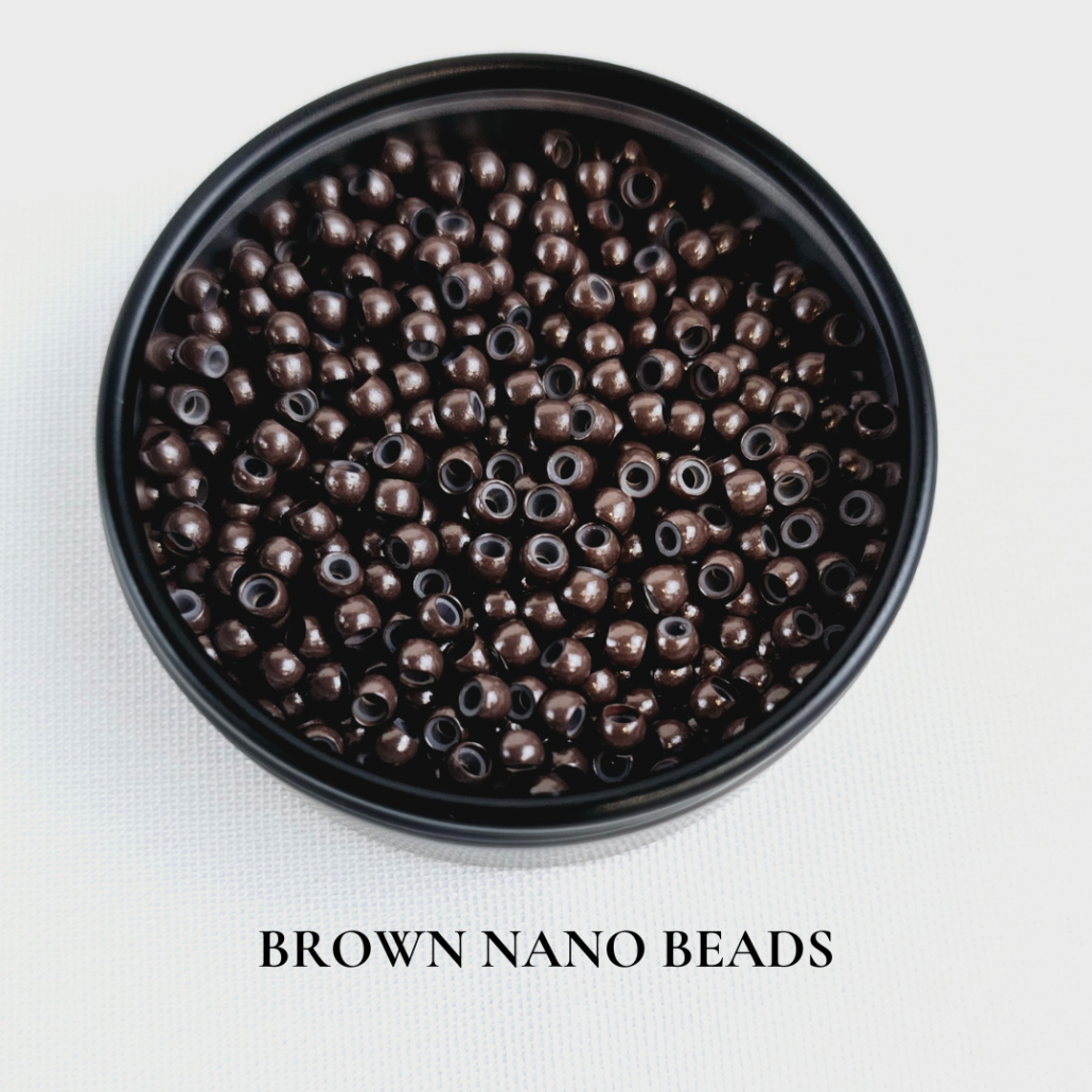 200 pcs. 2mm Silicone Lined Nano Beads - Kesh Hair Extensions